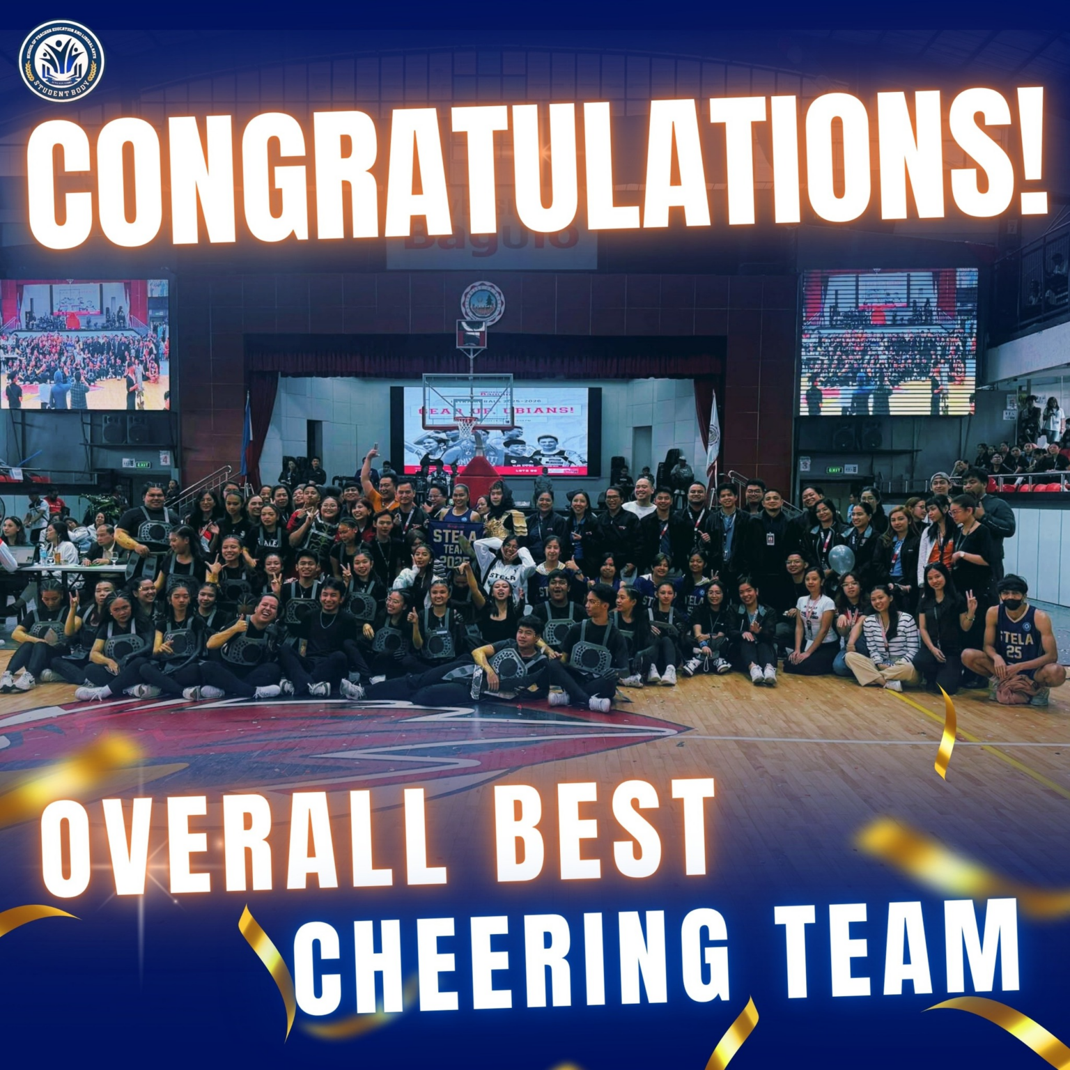 STELA Crowned Overall Champion Cheering Team at UB Intramurals 2025 - STELA